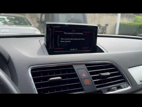 How to Reset & Calibrate 2015 Audi Q3 Tire Pressure Light - TPMS Reset - YouTube