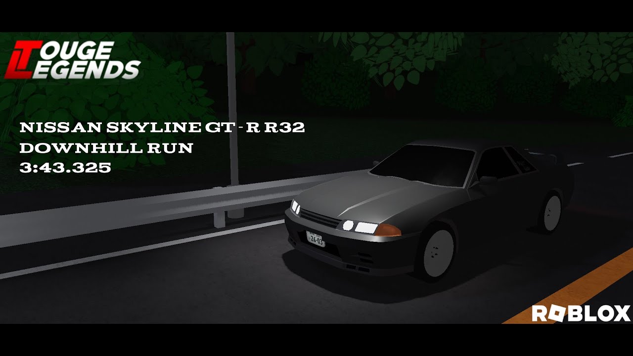 Roblox Initial D: Touge Legends | Nissan Skyline GT-R R32 Downhill Run ...