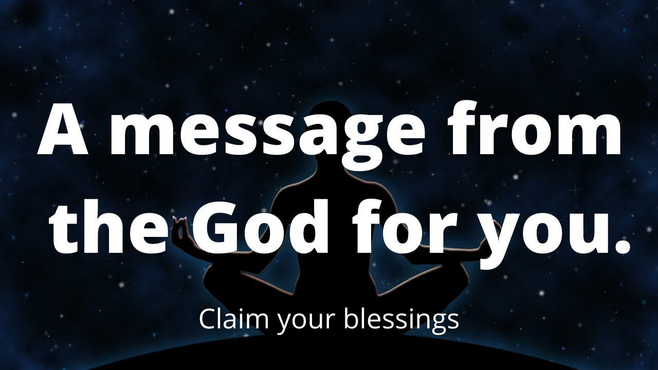 Message From The God | Today's Message From The God | Daily blessings ...