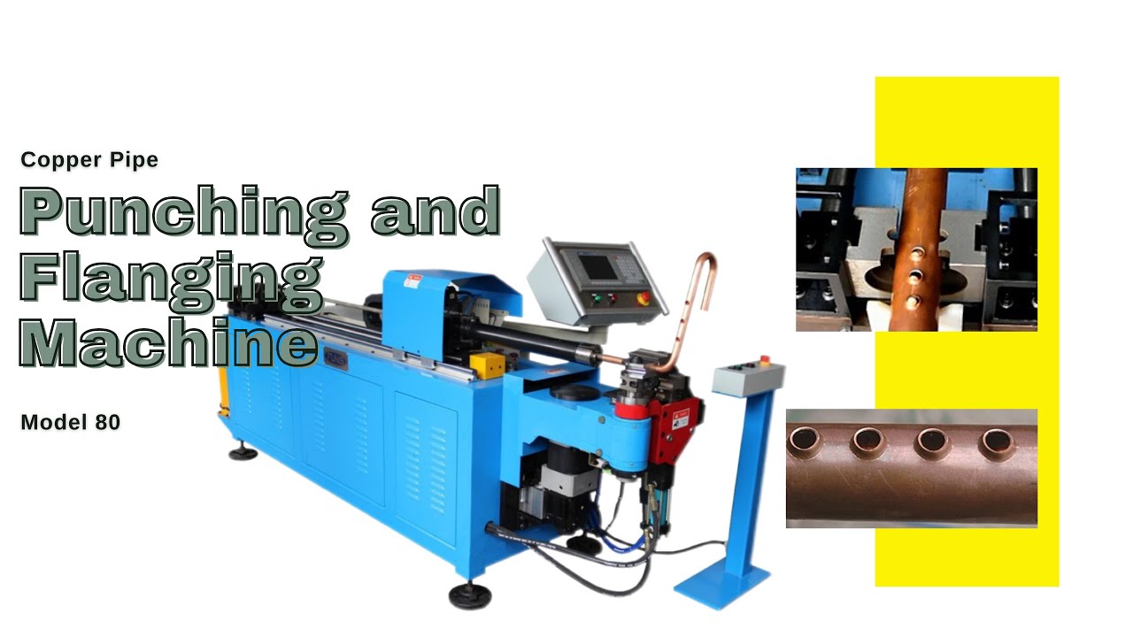 CNC Copper Pipe Punching Flanging Machine | Model 80 - YouTube
