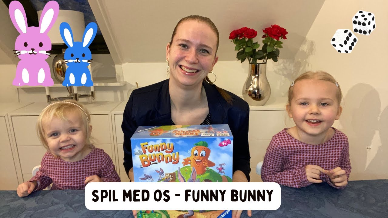 VLOG - SPIL MED OS - FUNNY BUNNY - YouTube