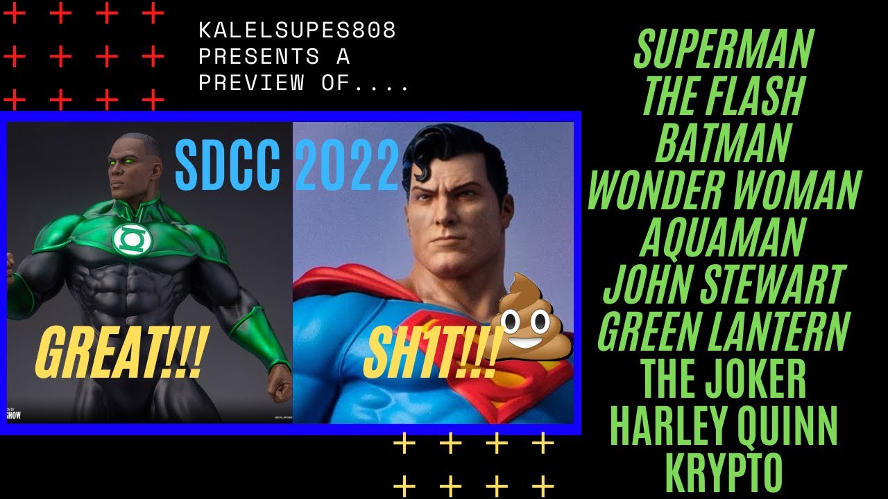 TWEETERHEAD DC Statues at SDCC 2022 | Superman | Joker | Batman ...