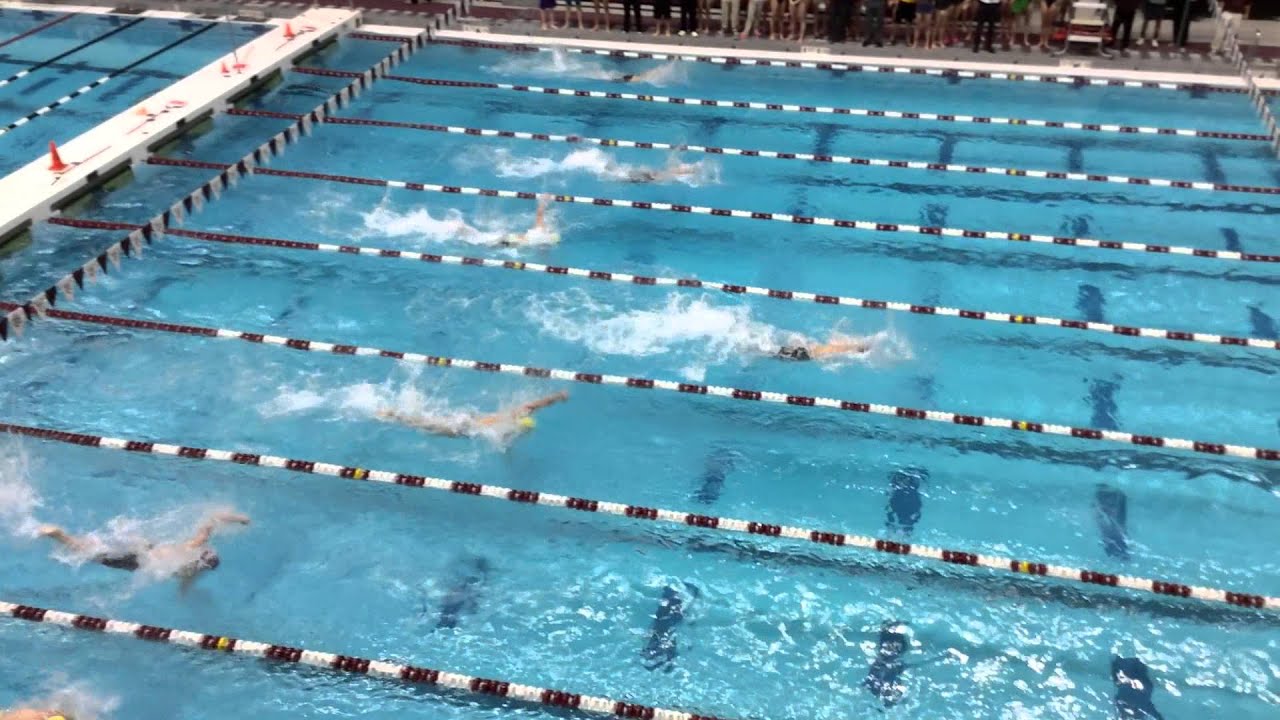 Texas A&M Men's Swimming and Diving vs LSU 200 yard freestyle relay ...