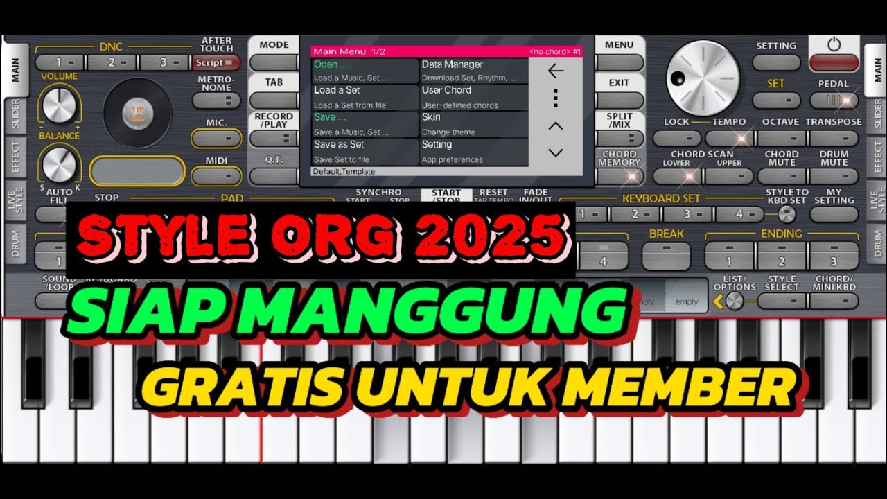 Style ORG 2025 Siap Manggung Siap Buat Hajatan Audio Jernih - YouTube