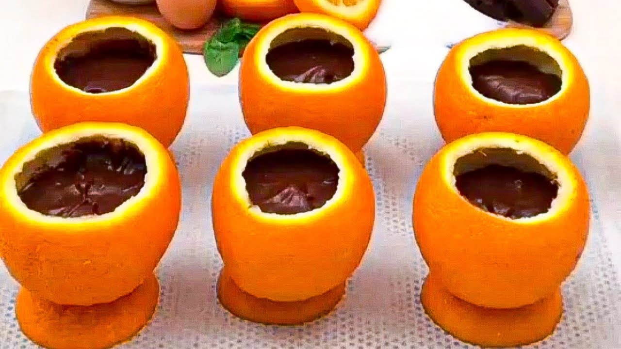 Chocolate cake inside an orange! I didn't know about this simple method ...