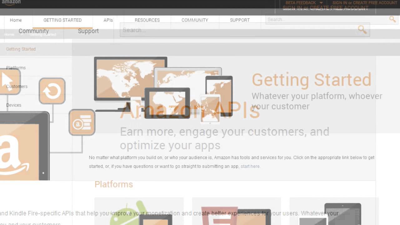 Welcome to Amazon's Re-Designed Developer Portal - YouTube
