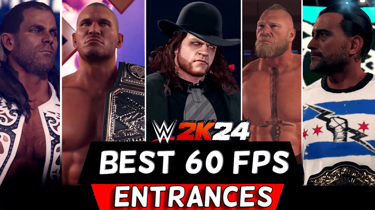 WWE 2K24: BEST 60 FPS ENTRANCES │PC MODS - YouTube