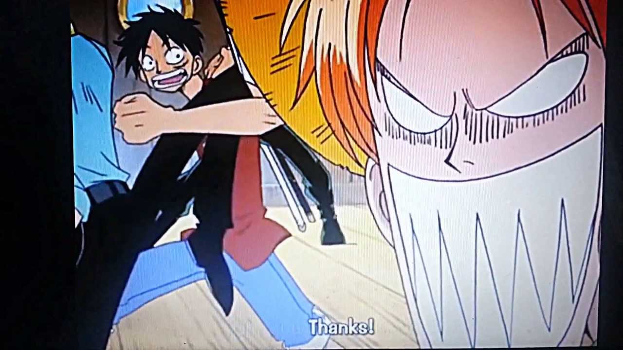 Luffy gets clutched by Robin - YouTube