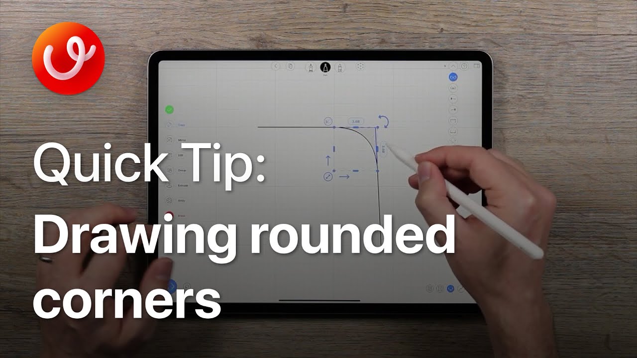 Quick Tip: How to make a rounded corner with ease in uMake - YouTube