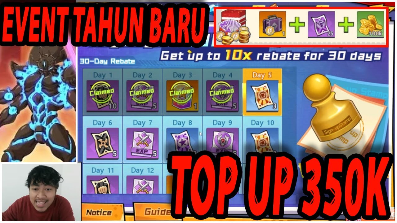 🔥🔥REWARDS 15 BT & 7BS!! TOP UP DAILY LOGIN+EVENT NEW YEARS!! - ONE ...