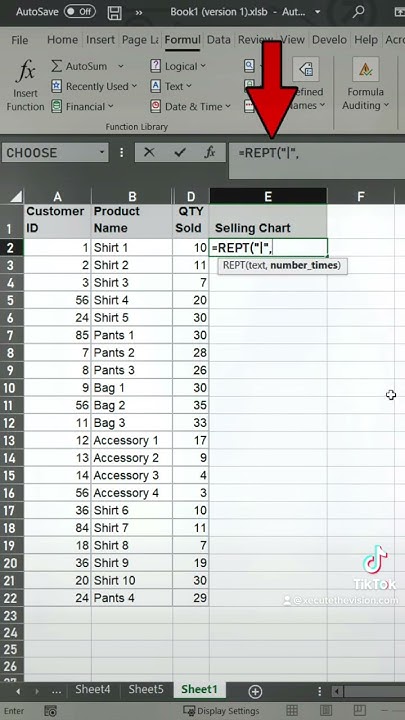 Excel tip and secret for charts within cells - YouTube