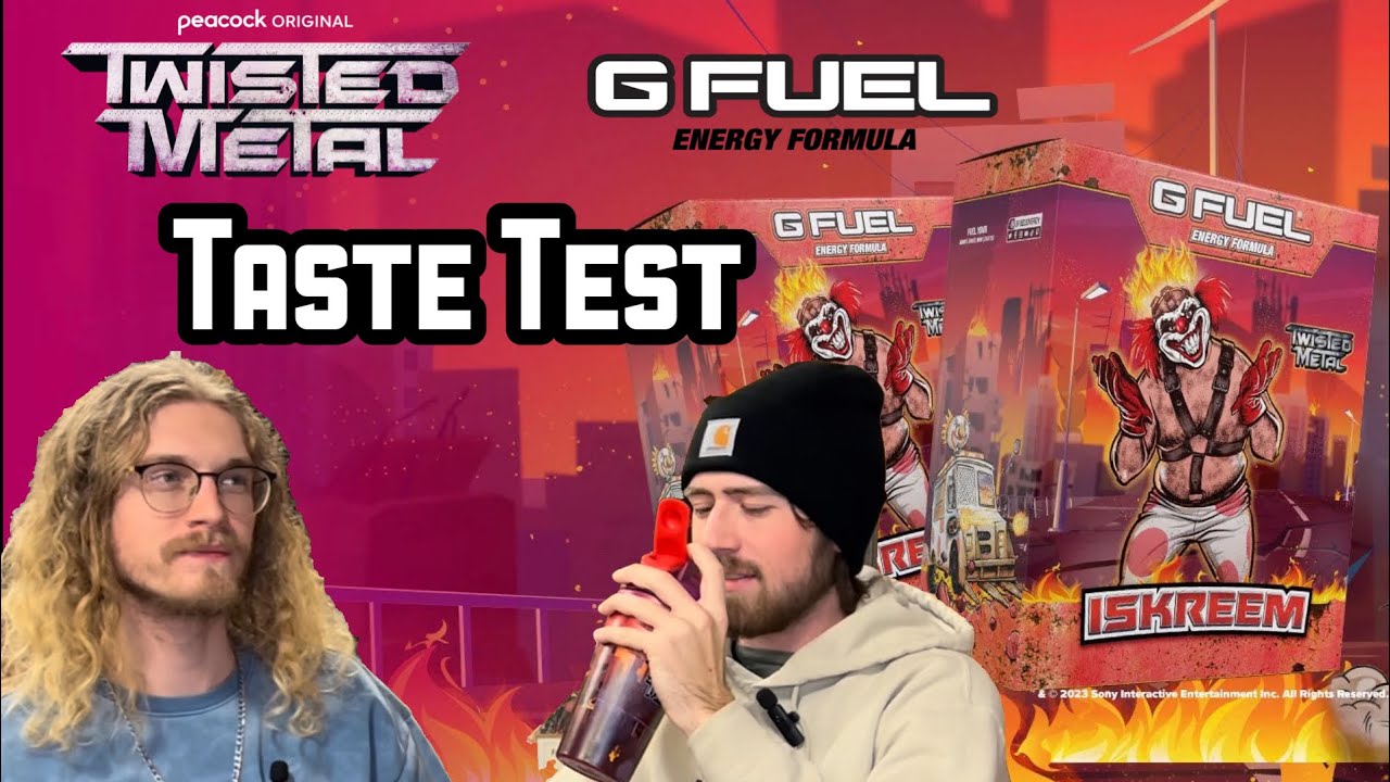 G Fuel x Twisted Metal “ISKREEM” TASTE TEST (ft. @bradleygalyean ...