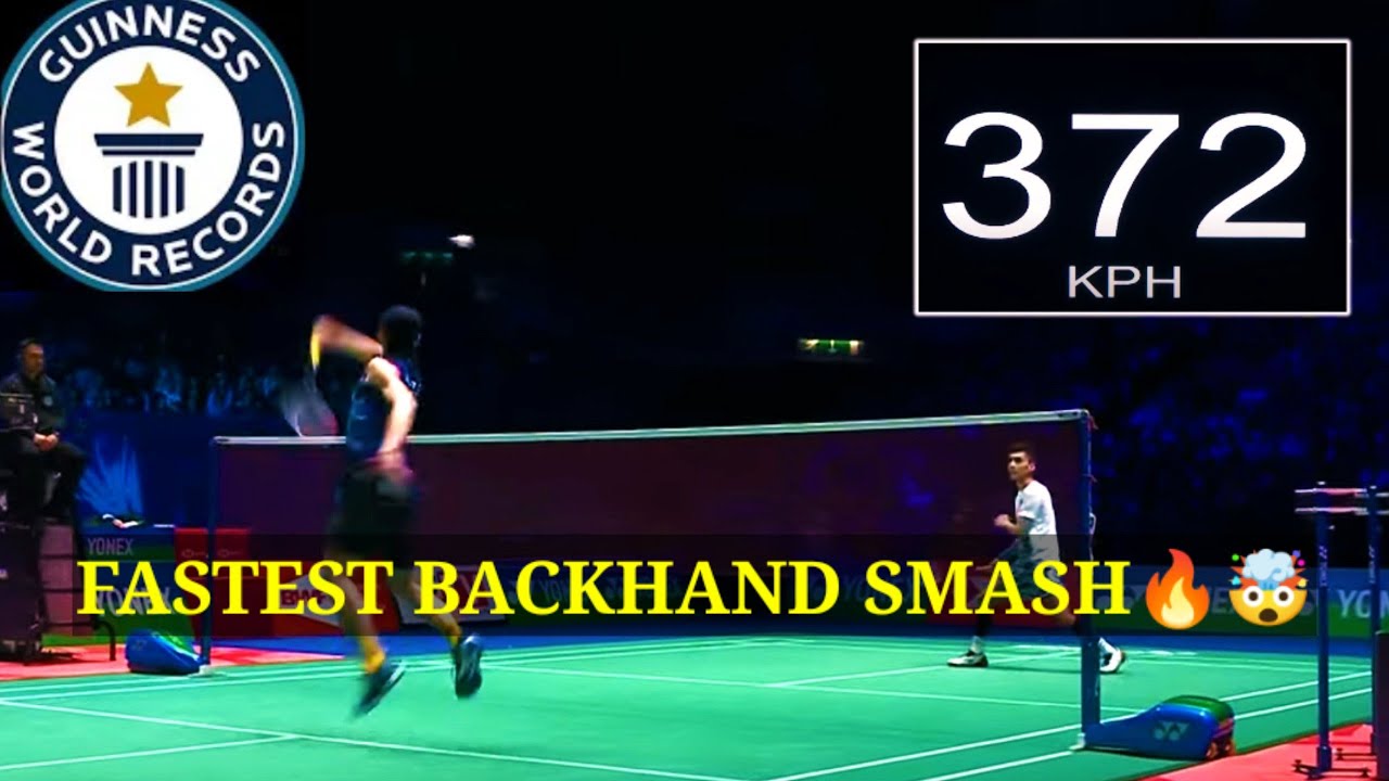 Lee Zii Jia🇲🇾 Fastest Back Hand Smash🤯‼️🔥372KPH🔥 - YouTube