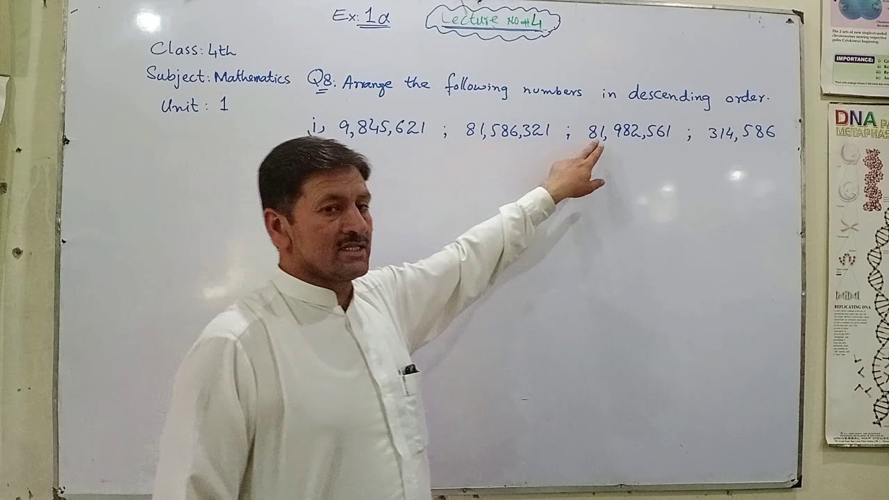 Ascending and Descending Order - Mathematics | Lecture 4 | Class 4th ...