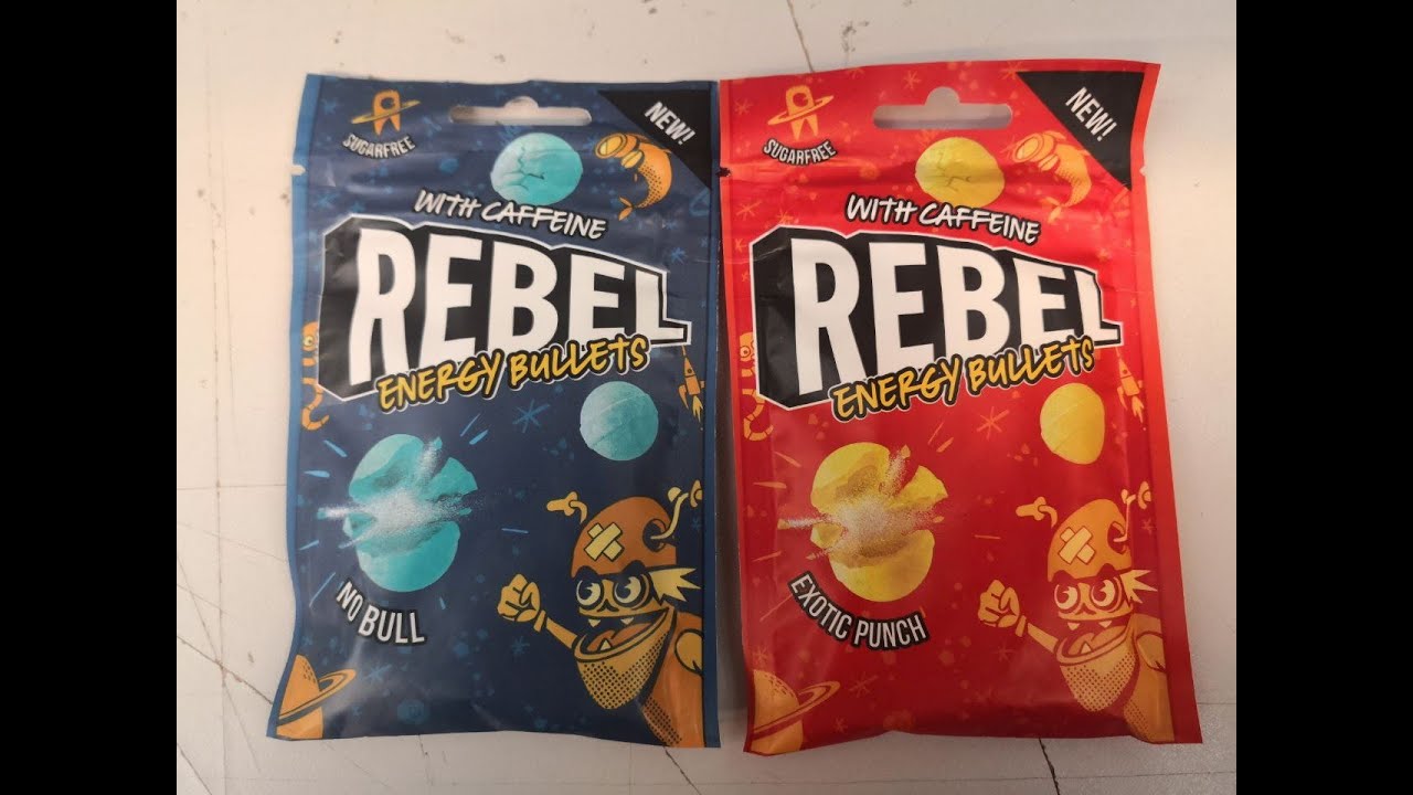 Nyhet! 2 stycken olika Rebel Energy Bullets With Caffeine, No Bull ...