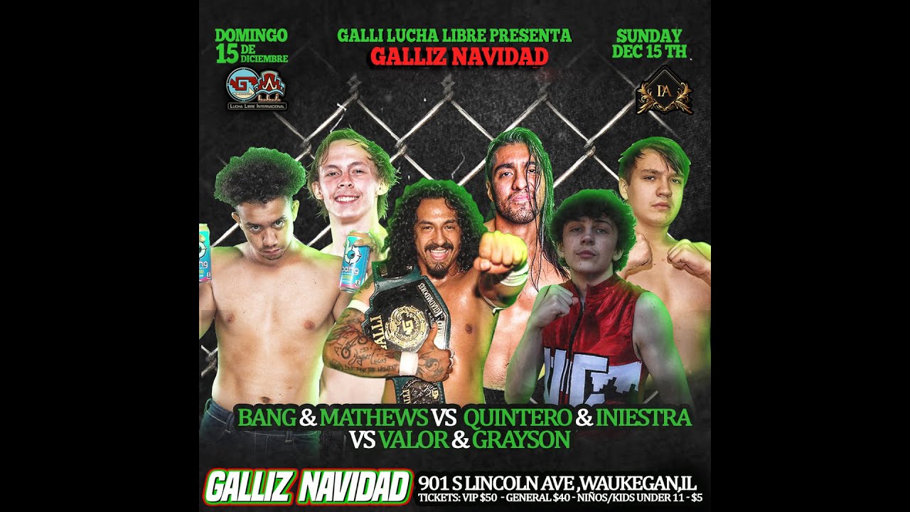 Jack Valor & Eddie Grayson VS Quintero & Lizard Man VS Davey Bang & August Matthews - YouTube