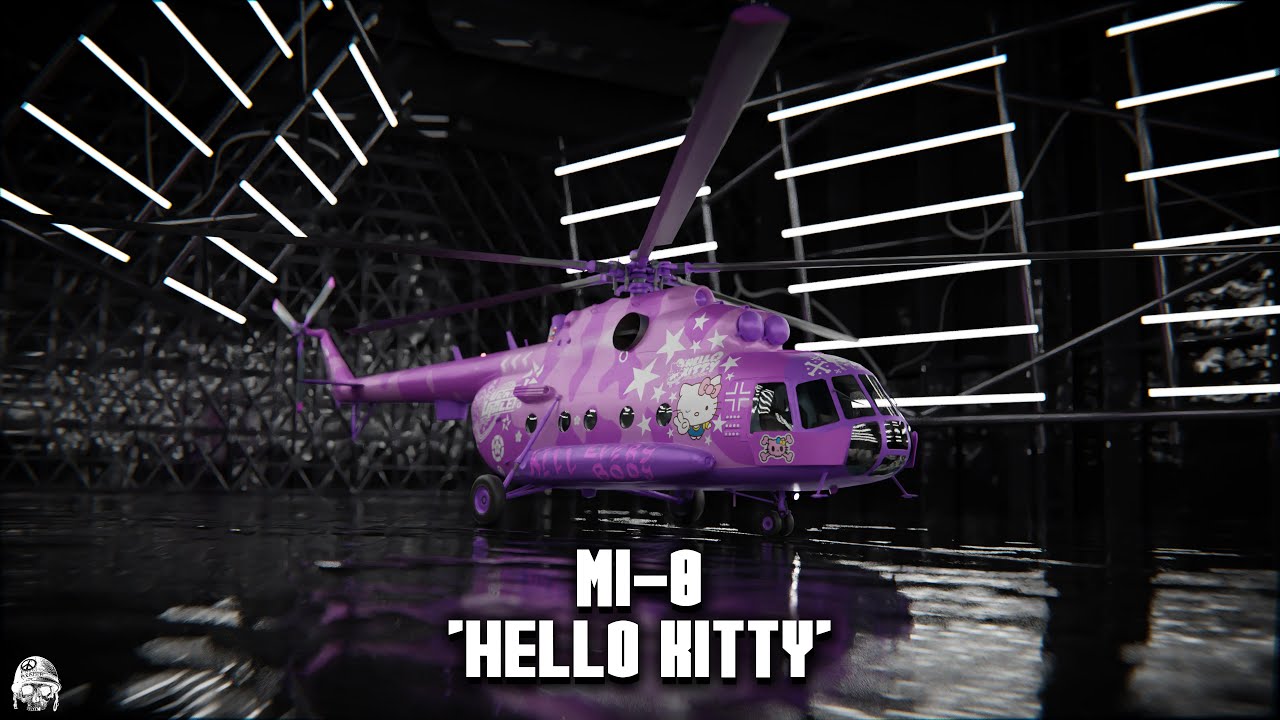 Helicopter Mi-8 "Hello Kitty" - YouTube