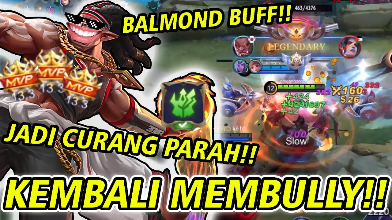 BALMOND BUFF!! BRUTAL NI BUILD HYPER JADI KUAT BANGET COK BALMOND ...
