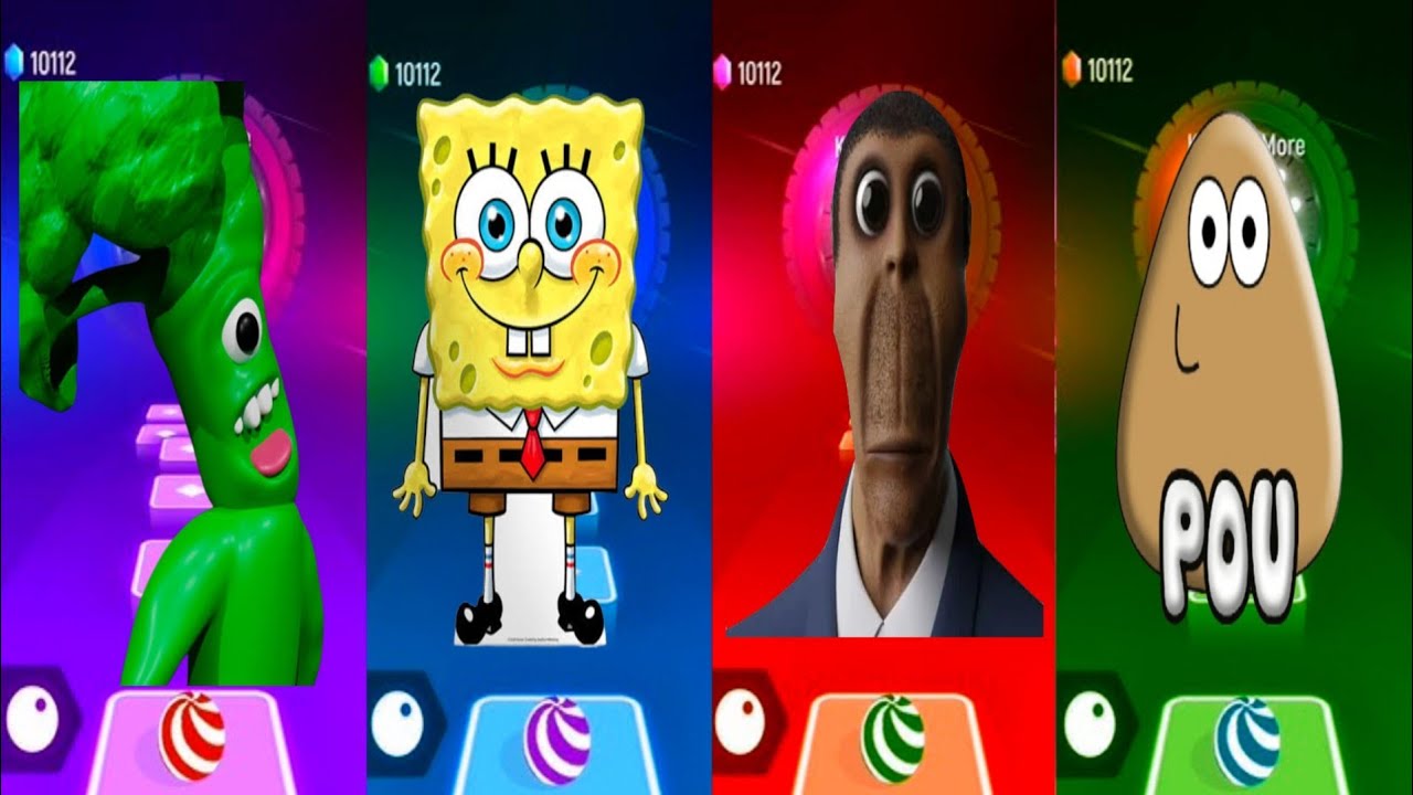 TALL_VICTOR🆚SpongeBob_SquarePants🆚Obunga🆚pou🎀Who is best - YouTube