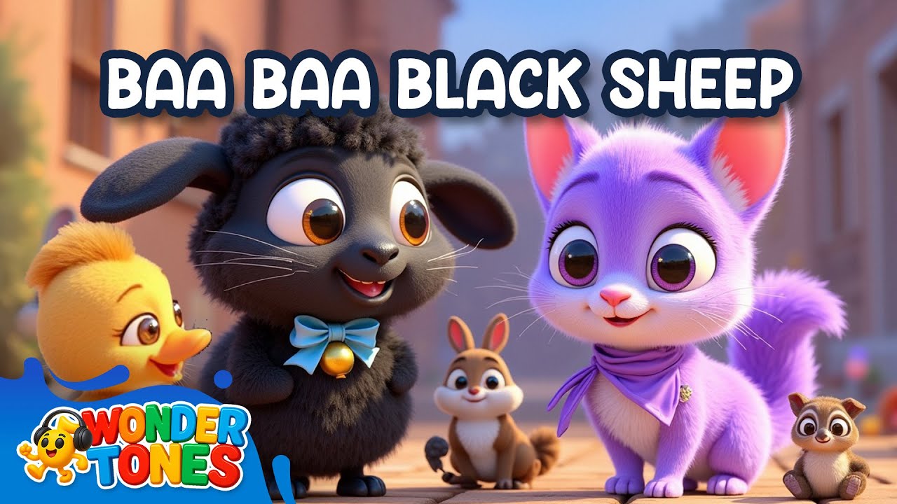 Baa Baa Black Sheep | Sharing Song for Kids by Harmony Cat ...