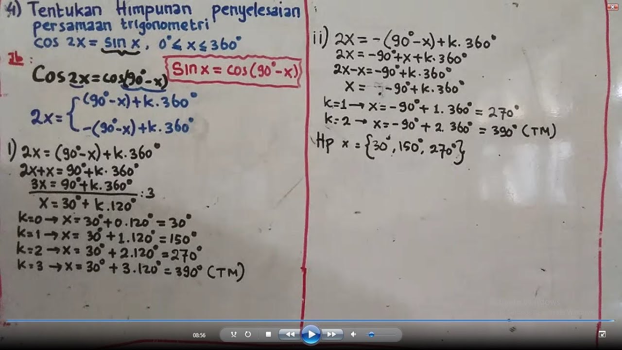 persamaan-trigonometri-cos-2x-sin-x-contoh-soal-4-youtube
