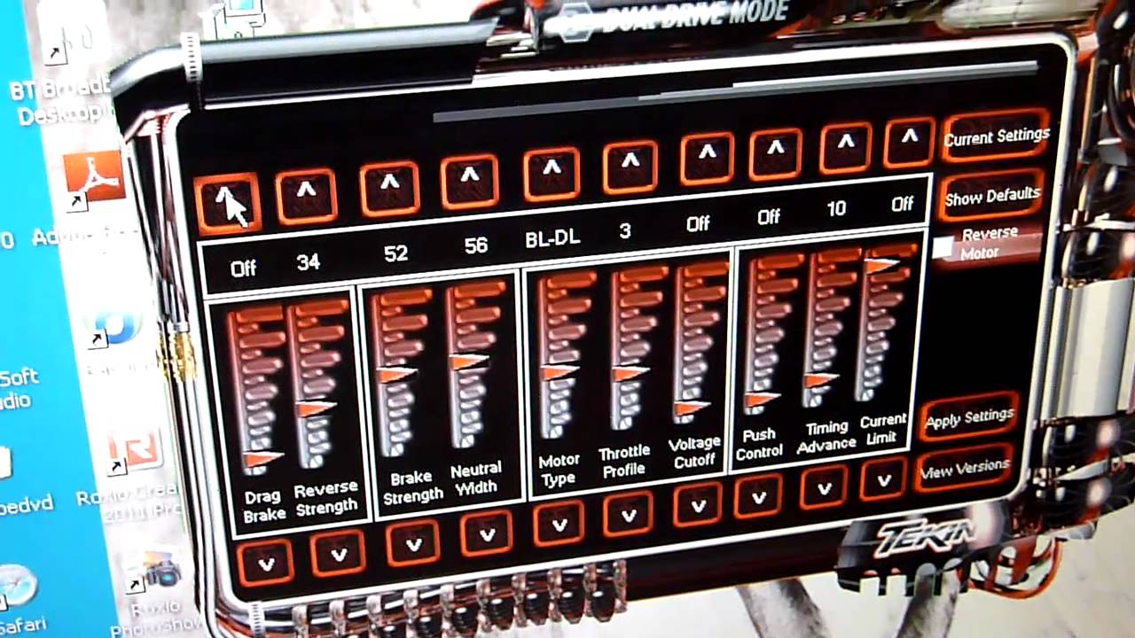Tekin Hotwire ESC programing - YouTube
