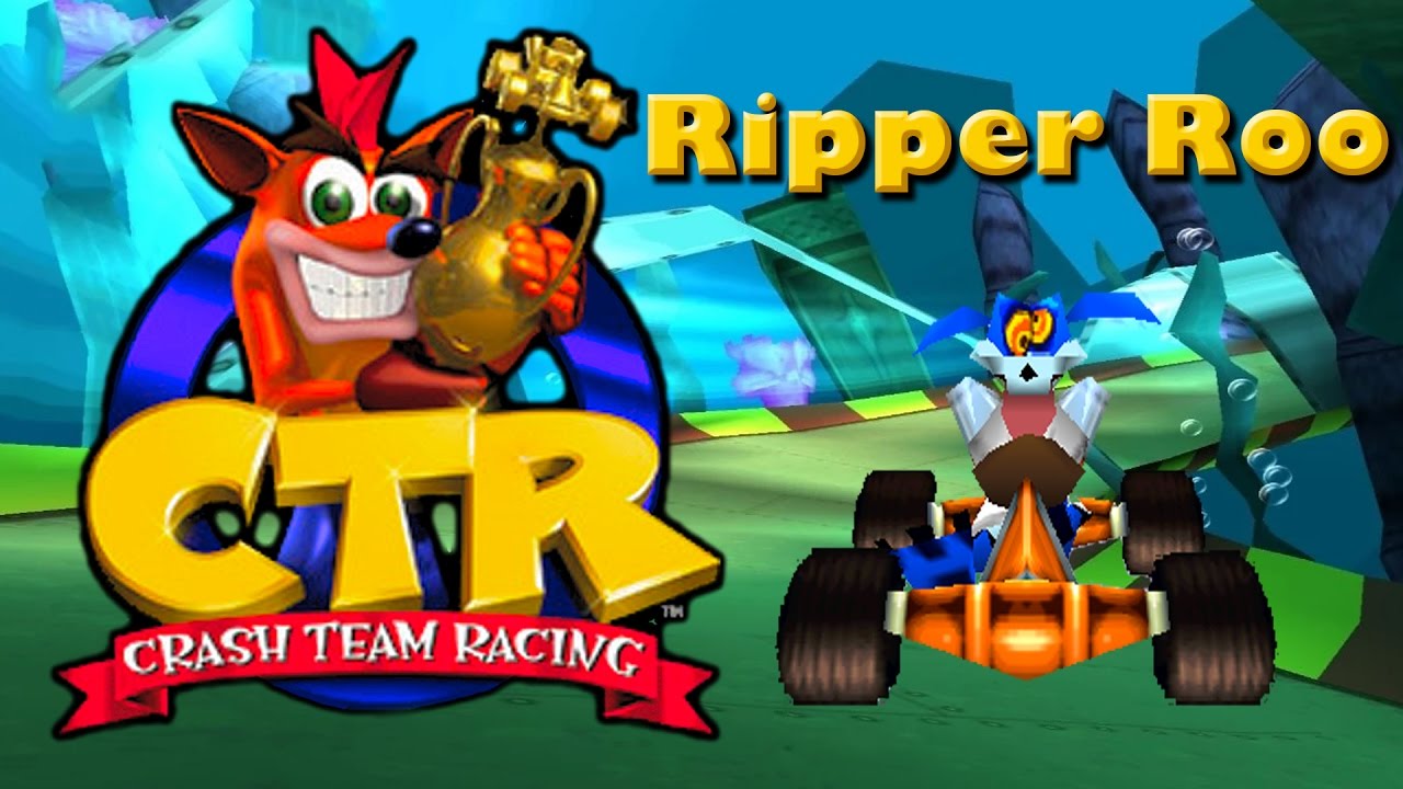 Crash Team Racing - Ripper Roo (Roo's Tubes) - YouTube