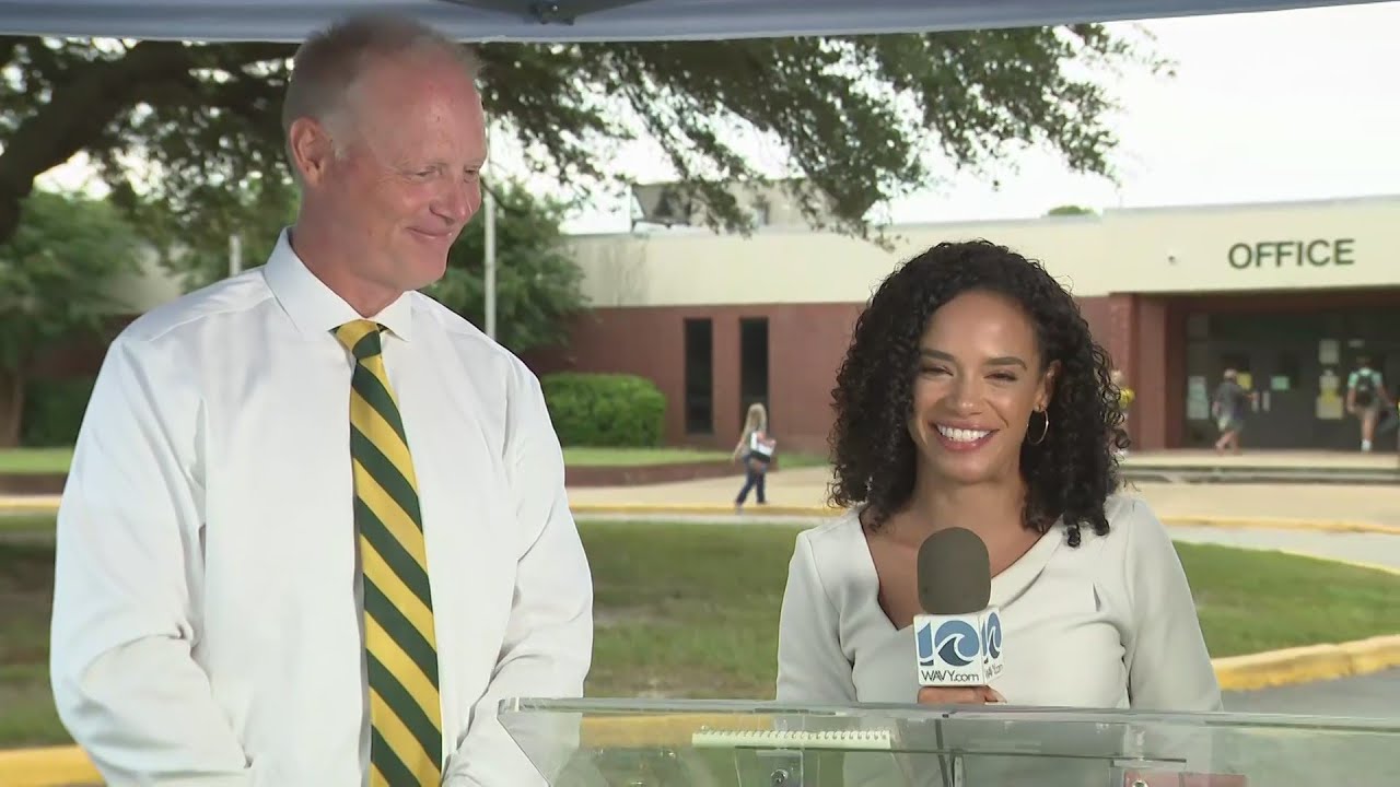 Back to School: Great Bridge High principal Jeff Johnson - YouTube