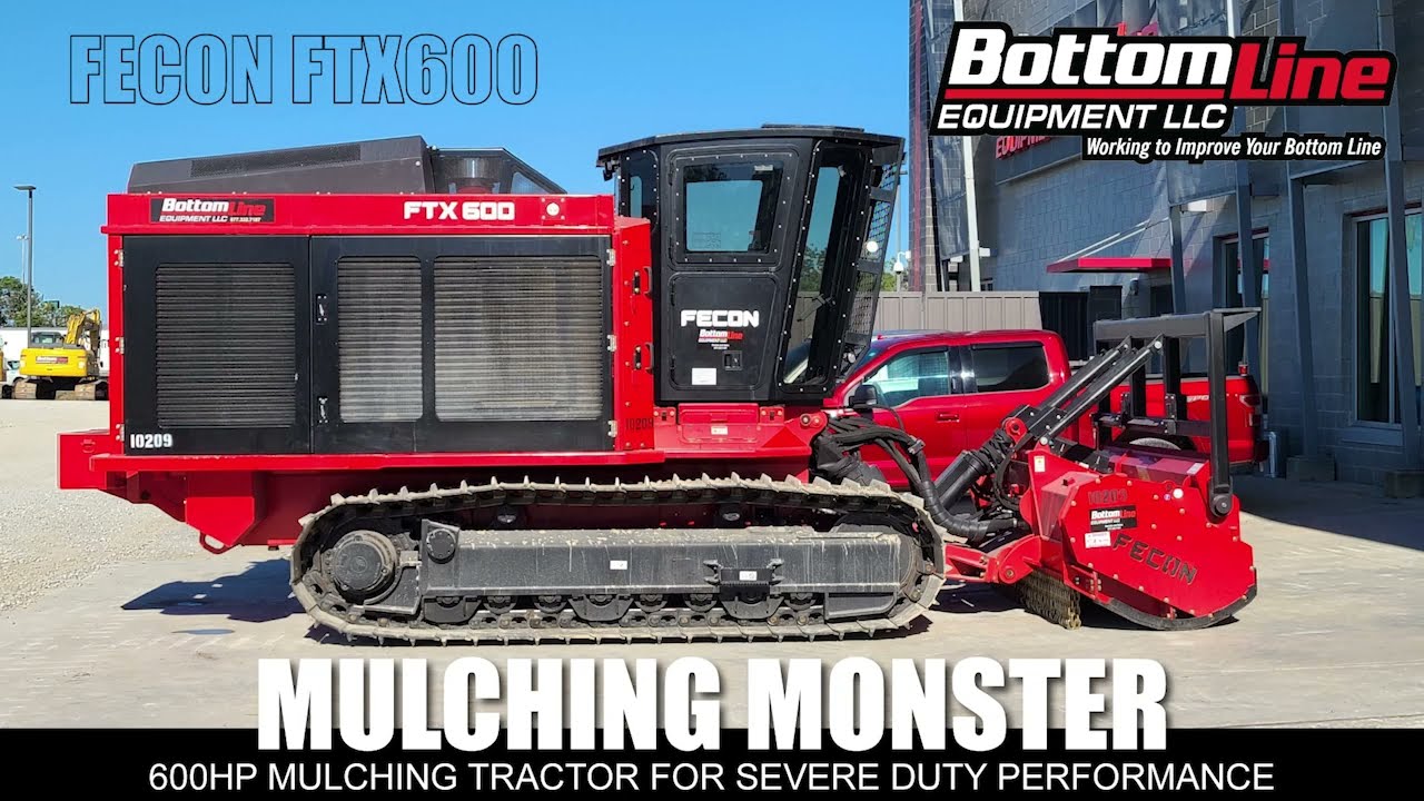 Fecon FTX600 "Mulching Monster" - YouTube