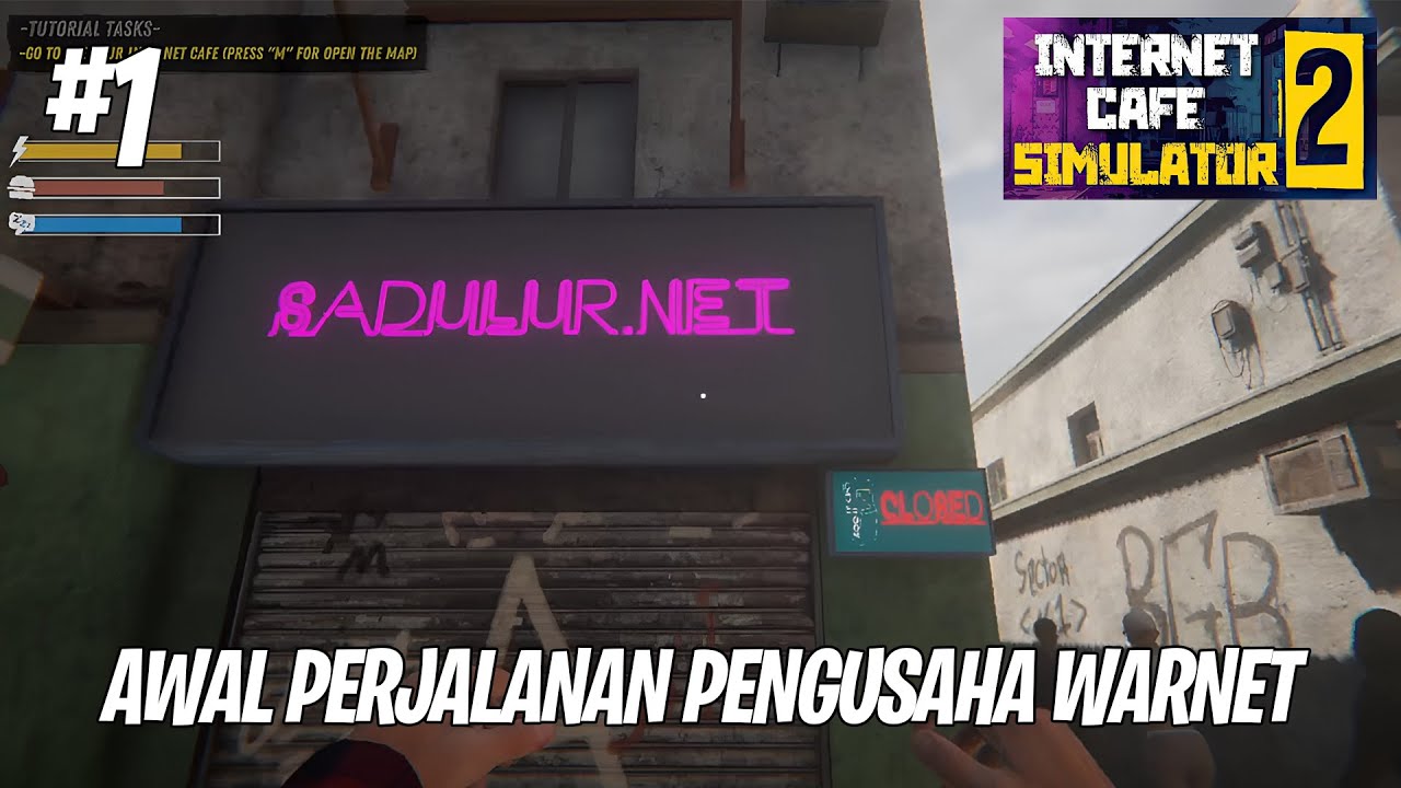 AWAL PERJALANAN PENGUSAHA WARNET | INTERNET CAFE SIMULATOR 2 GAMEPLAY ...