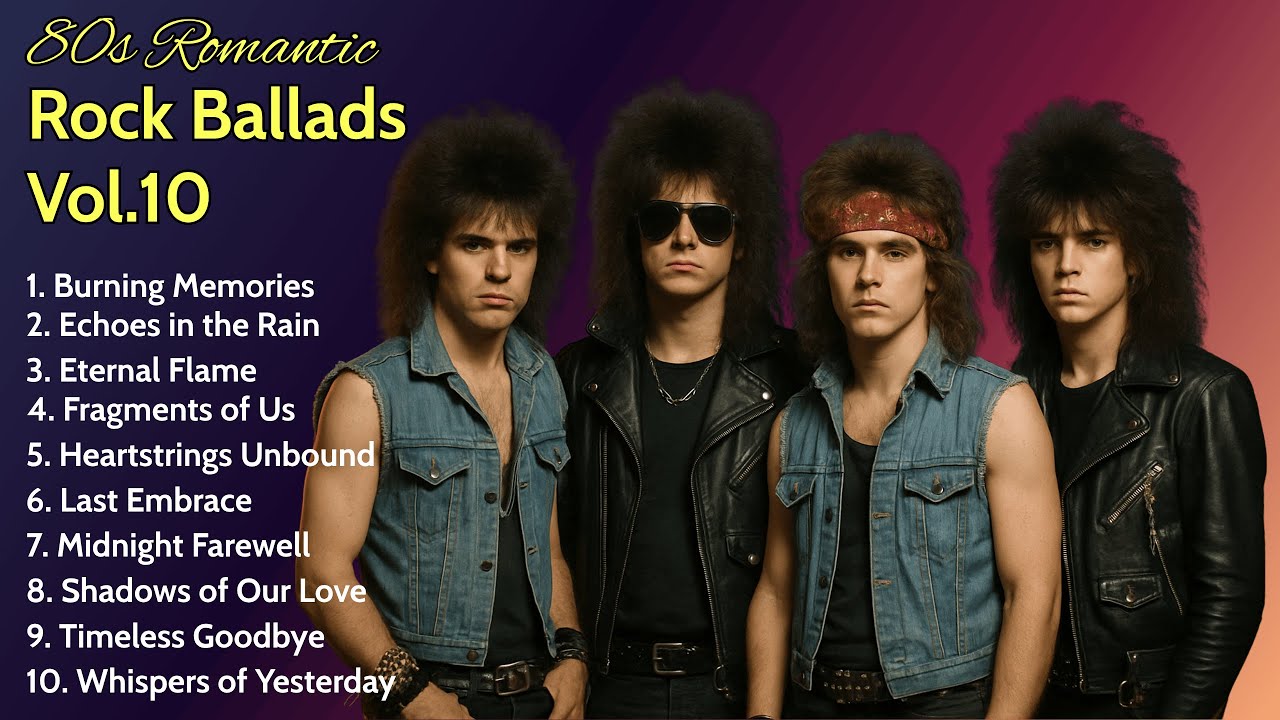 [The best 80s Romantic Rock Ballads Vol.10] Rock | Ballad | Sleep ...