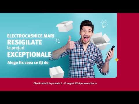 Electrocasnice Mari RESIGILATE la prețuri EXCEPȚIONALE | Altex - YouTube