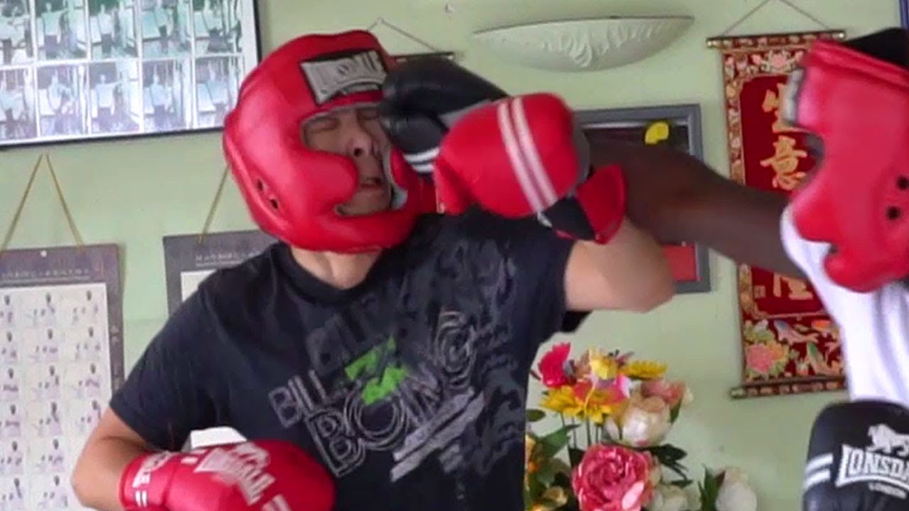 Me getting punched in the face in slow motion - YouTube