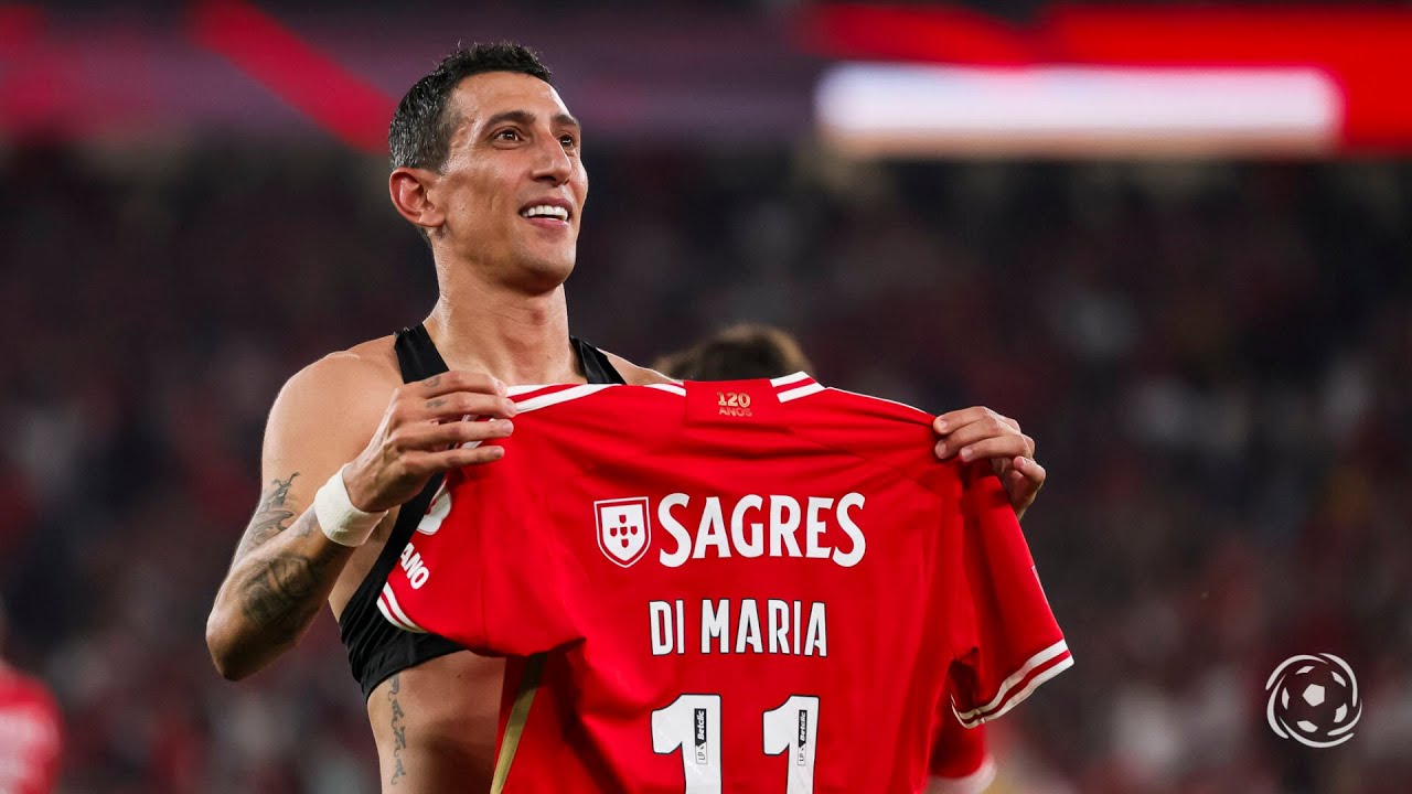 Di Maria - The Return to Benfica 🦅 (23/24 Season Comp, Goals ...