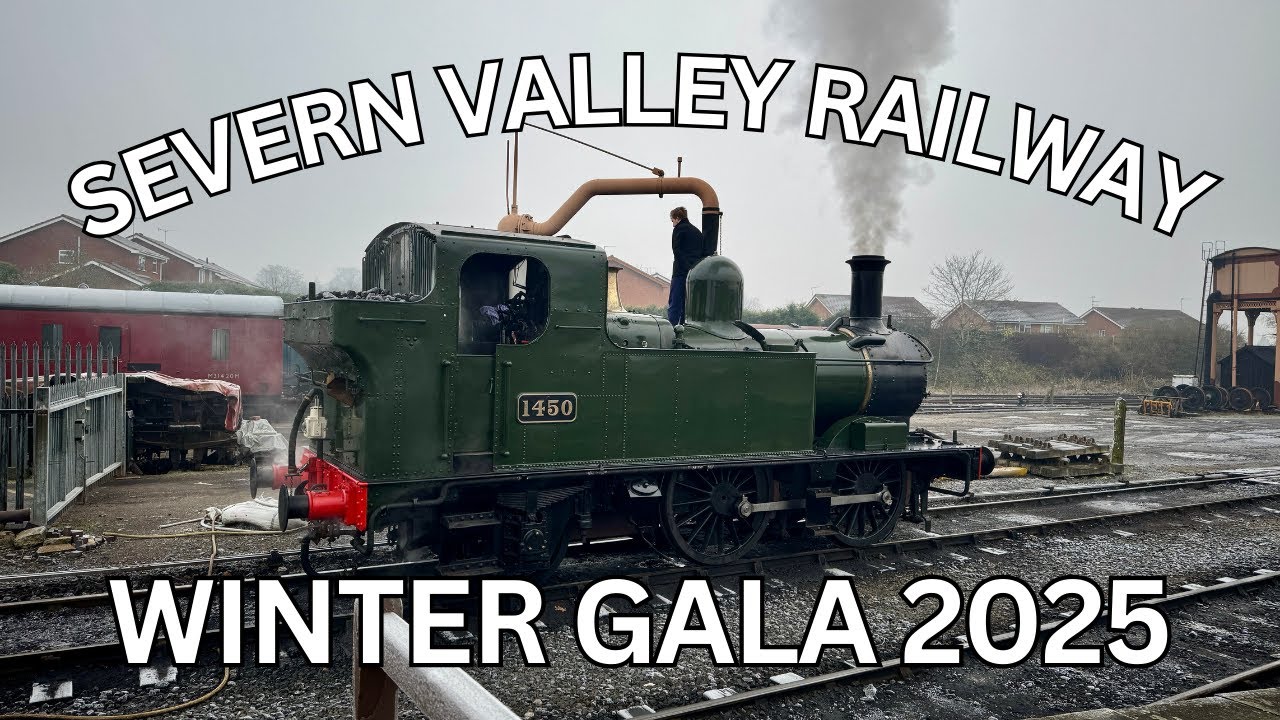 Severn Valley Railway Winter Steam Gala 2025 - YouTube