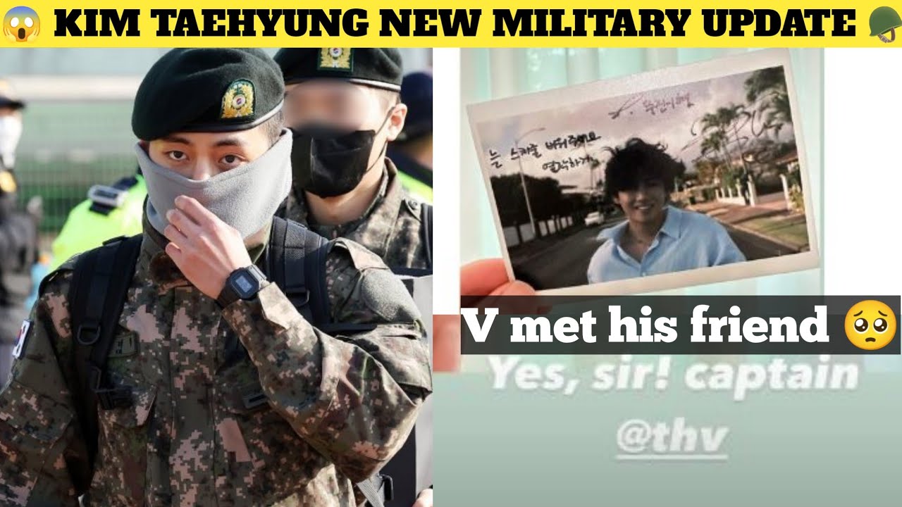 BTS V Emotional Reunion with Mujin in the Military! 💥 Exclusive Updates ...