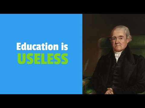 Education is useless - YouTube