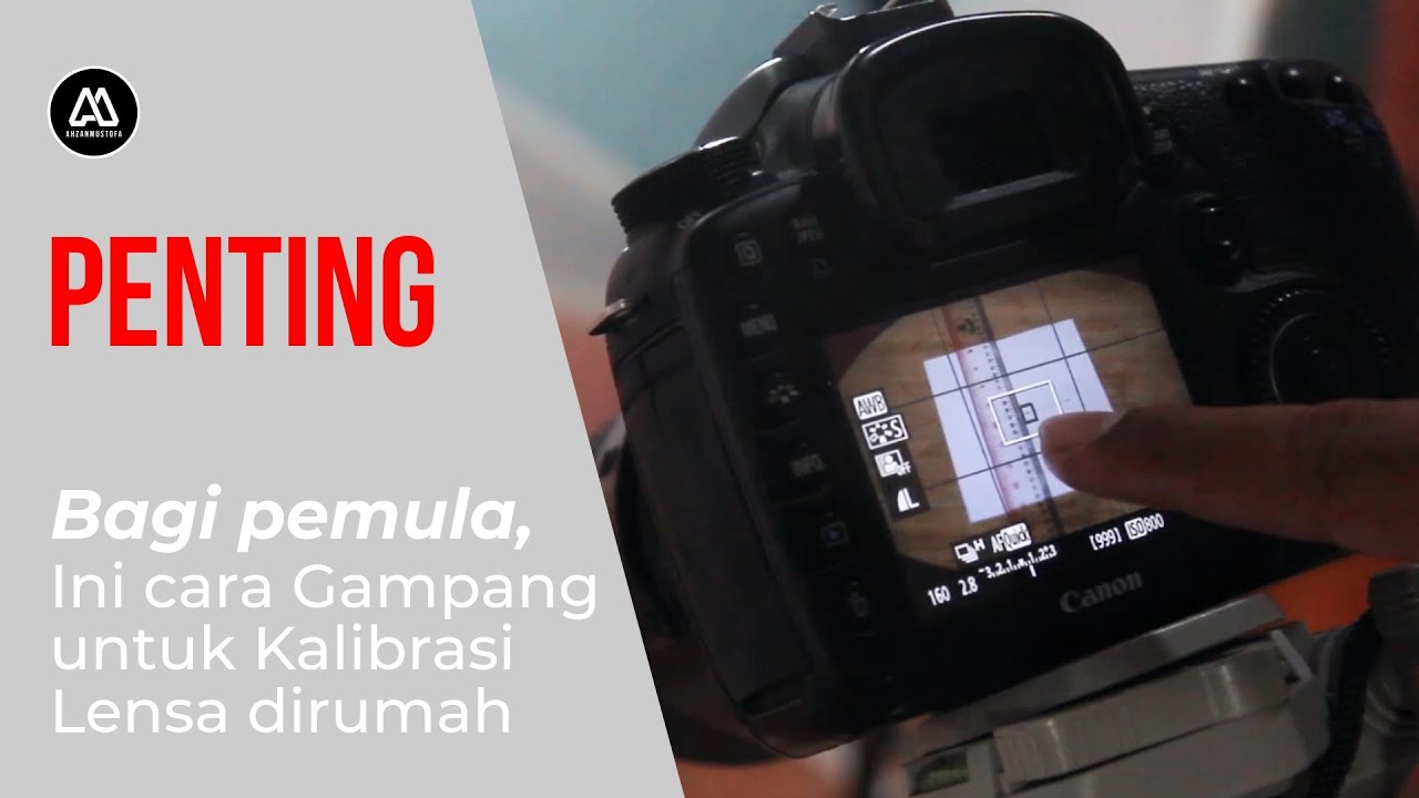 Cara Cek fokus lensa CANON EOS 7D hanya dengan Penggaris dan Kertas ...