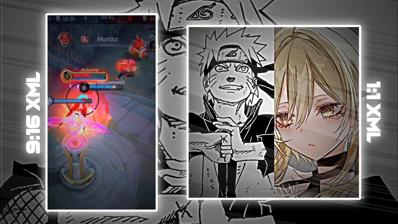 3 PRESET AM XML & 5MB🎟️ || 1:1 || NARUTO & LUMINE🔥|| DJ KANE 🎶 - YouTube