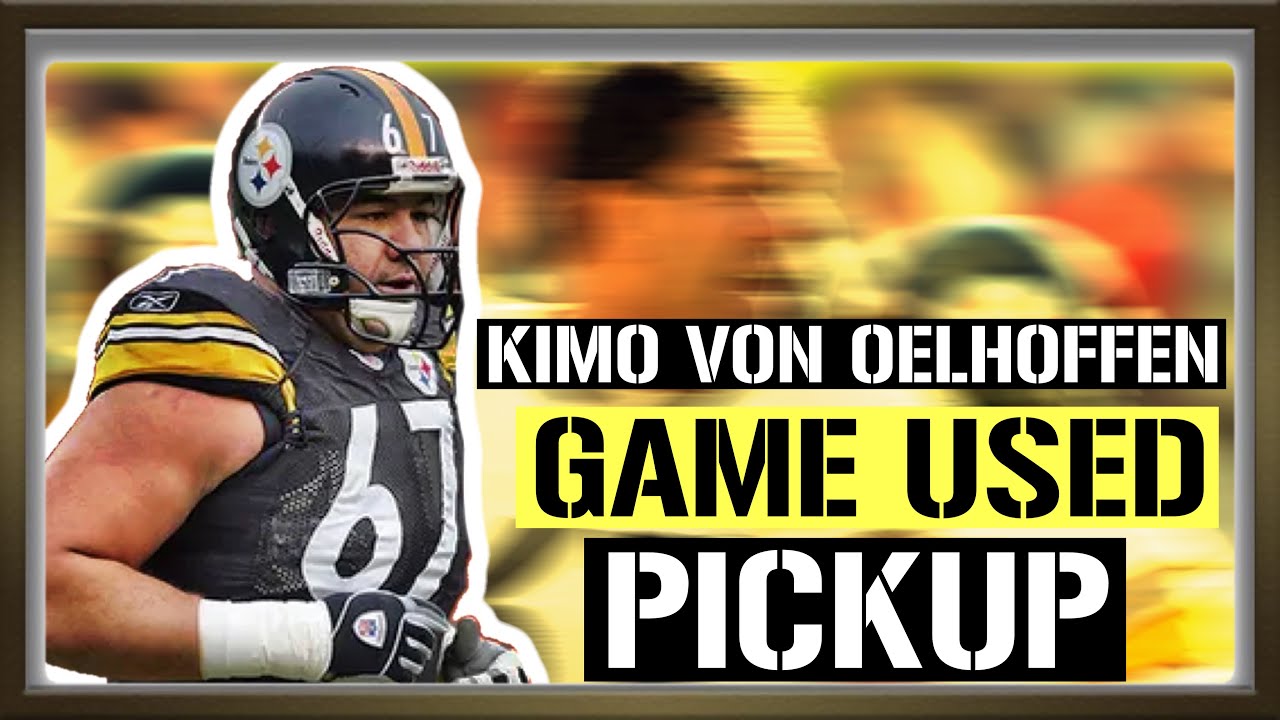 Kimo Von Oelhoffen Game Used Pickup - YouTube