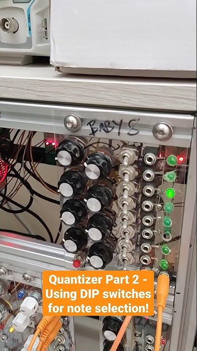 Quantizer Part 2 -- Using DIP switches for note selection - YouTube