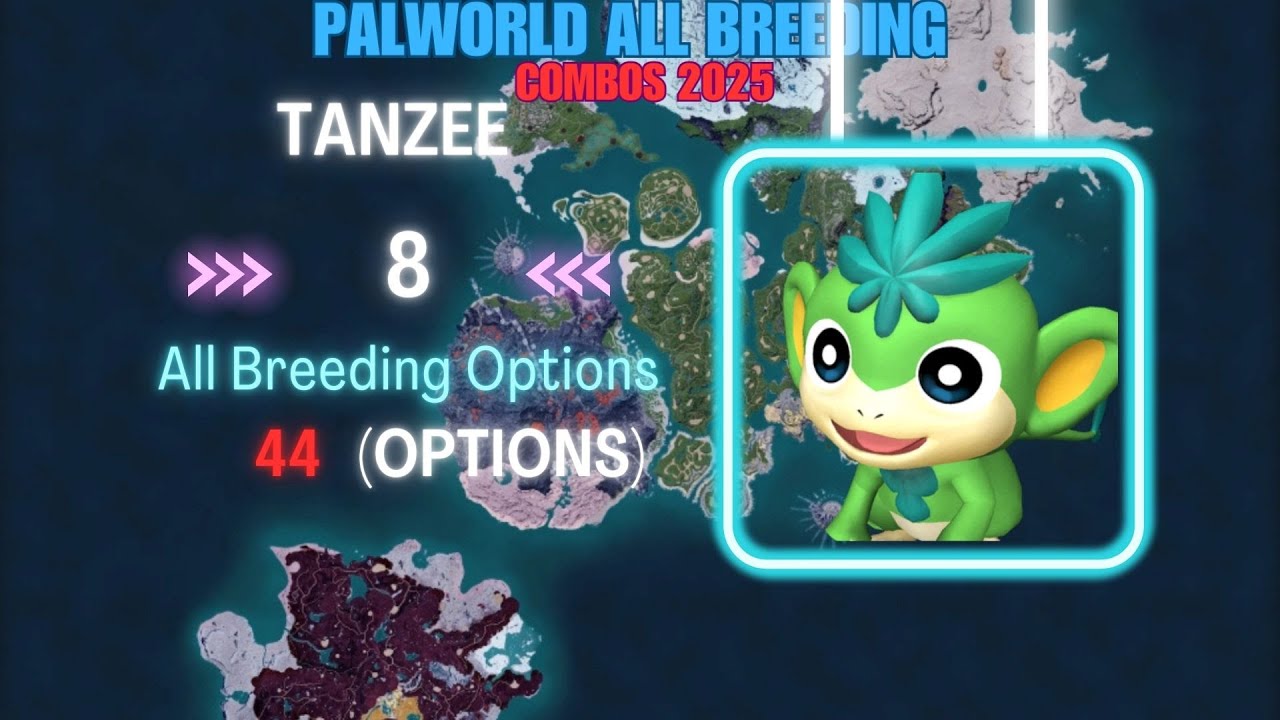 How to breed Tanzee in 2025 #008 #palworld FEYBREAK - YouTube