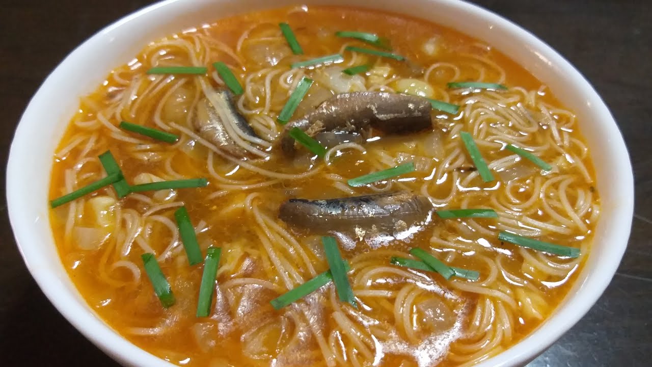 Ginisang Sardinas with Misua|Sardines with Misua - YouTube