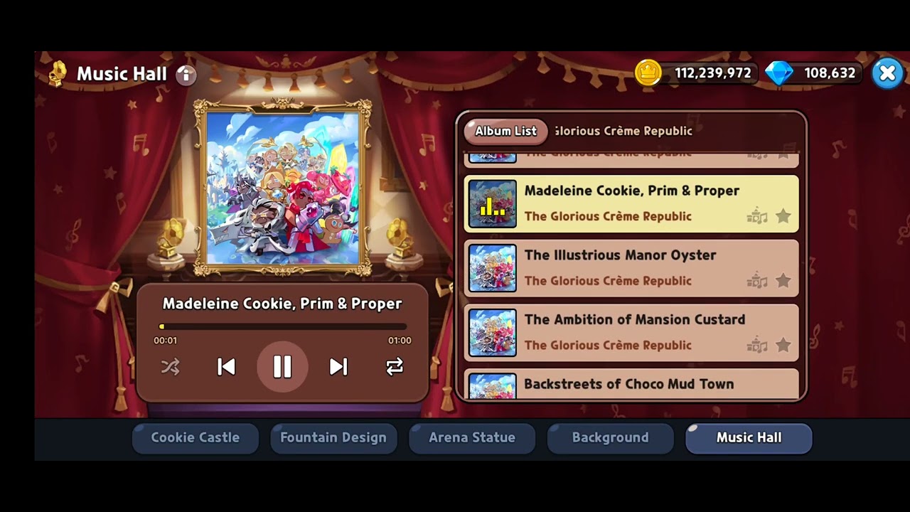 Cookie Run Kingdom OST Music Hall Album List Part 15: 'The Glorious ...