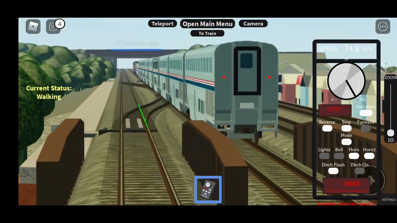 Chasing Amtrak California Zephyr in metra train simulator, ROBLOX ...