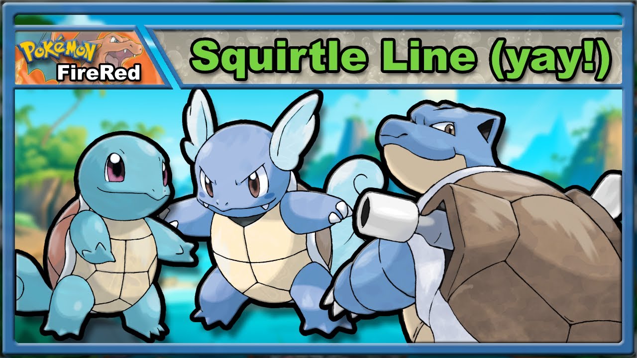 Squirtle Line Solo Challenge - Pokémon FireRed - YouTube