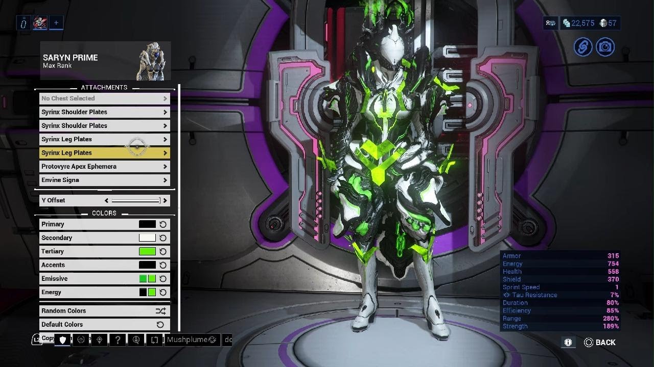 All my Warframe fashion as of now - YouTube