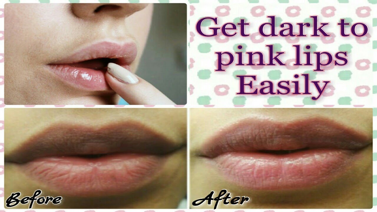 lighten Your dark lips easily quickly and naturally at home - YouTube