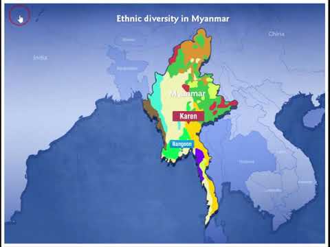 Who Myanmar Ethnic Map