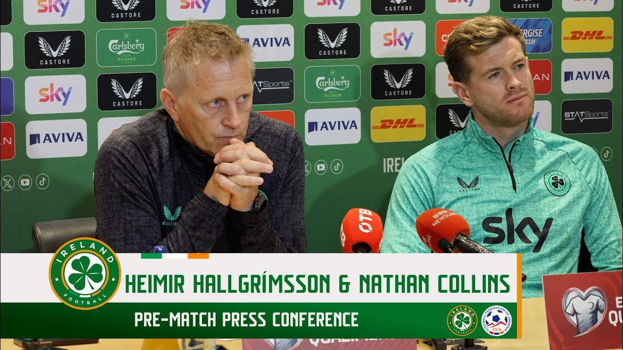 PRE-MATCH PRESS CONFERENCE | Heimir Hallgrímsson & Nathan Collins ...